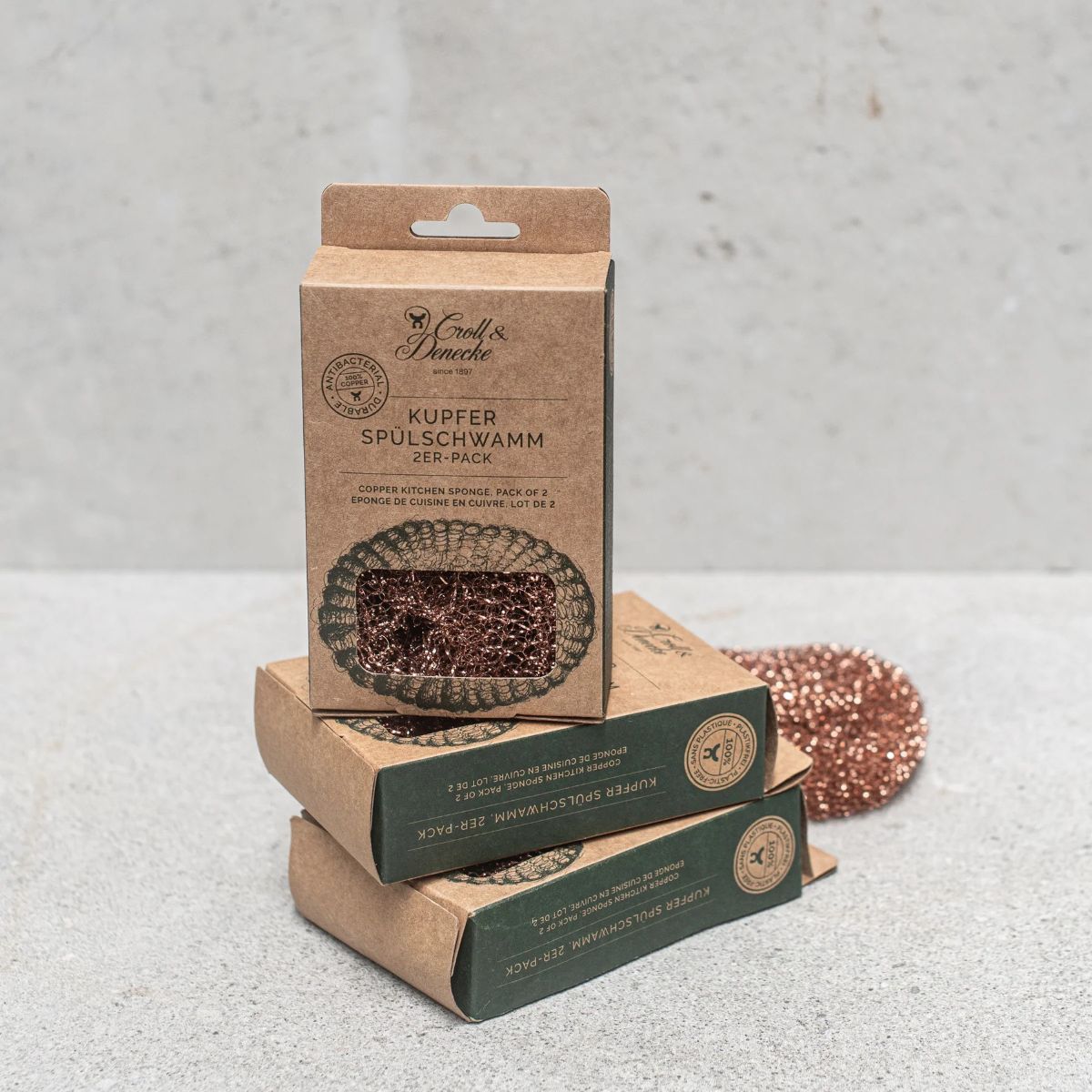 Copper Kitchen Sponge – 2pk - Twig and Feather | Twig and Feather