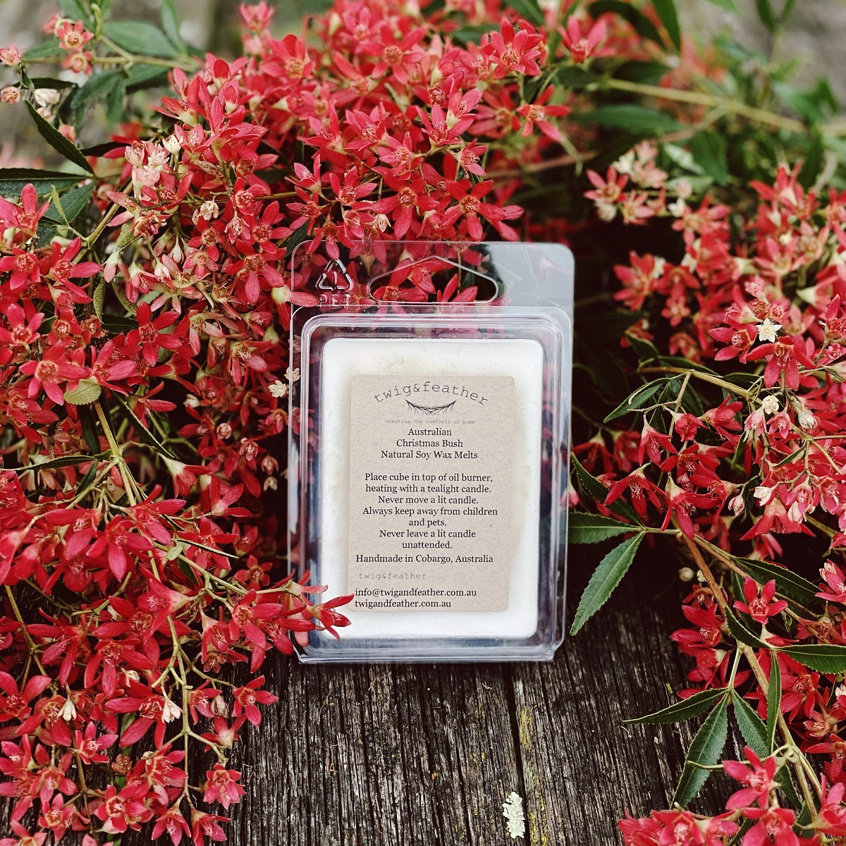 Australian Christmas Bush - Soy Wax Melts - Twig & Feather | Twig and ...